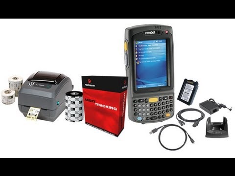 Asset Management Solution - EcoSensa RedBeam Mobile RFID Barcode - YouTube