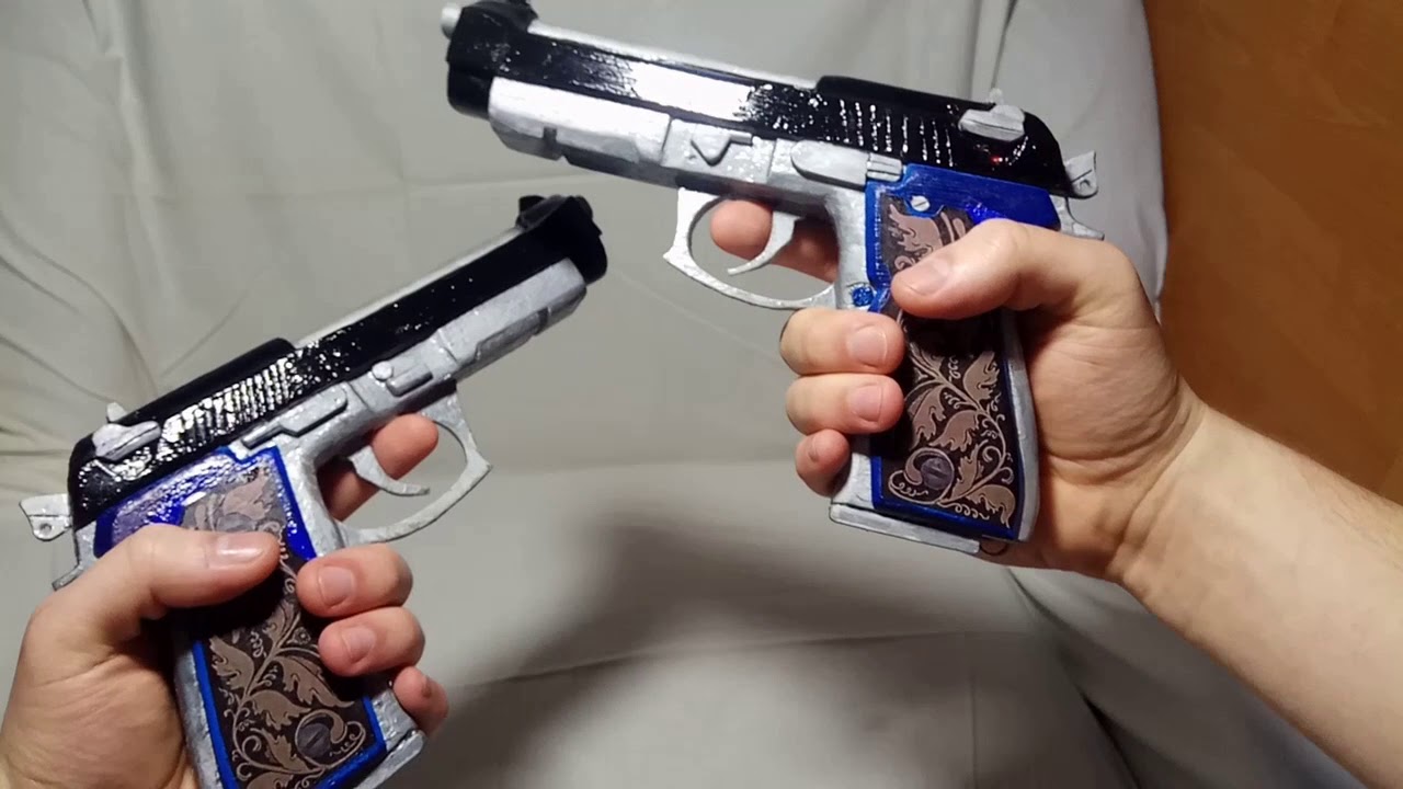 Dual Berettas | Duelist in real life. Makets Berretas pistols. - YouTube