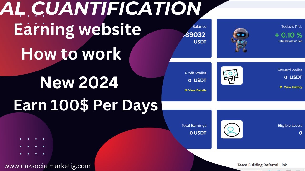 what is al quantification website - earn money online 2024 - YouTube
