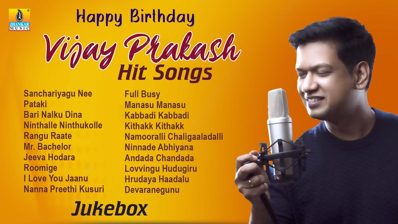 Vijay Prakash Hit Songs | Make Up Your Mood With Songs Jukebox ...