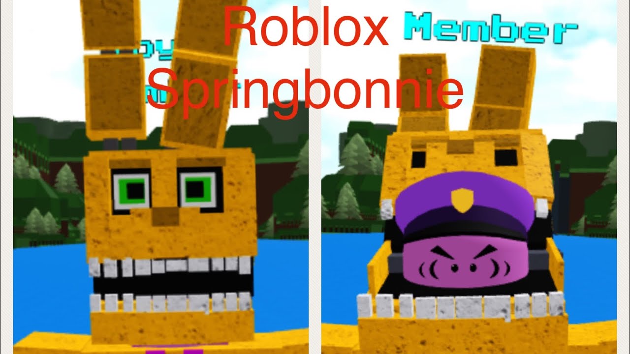 Roblox Spring Bonnie from FNaF in Build a Boat For Treasure - YouTube
