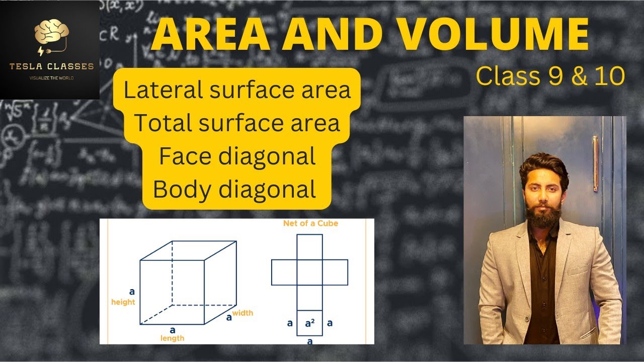 Surface area and volume | Mensuration | Cube | Mathematics | Class 9 ...