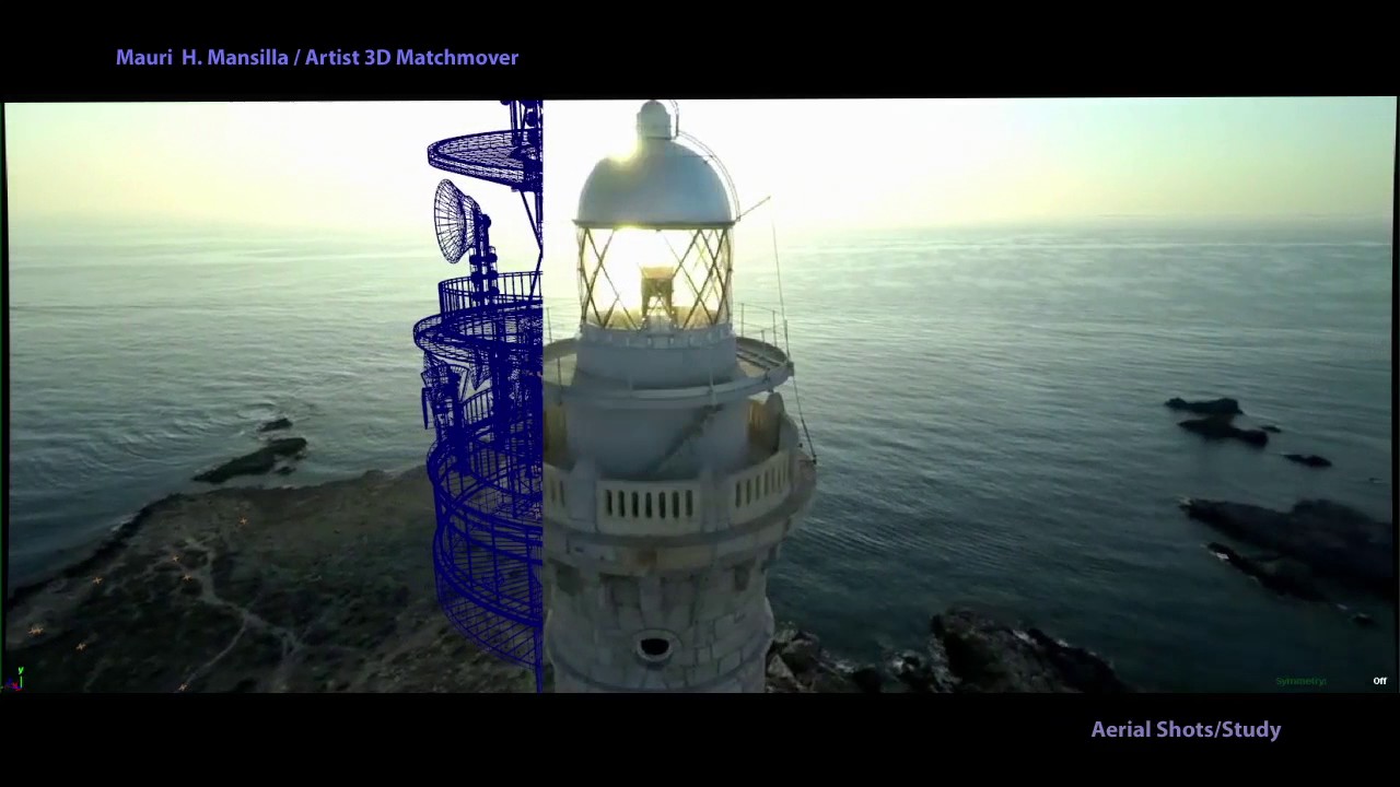Study Aerial Shots 3D Camera Tracking and matchmoving - YouTube
