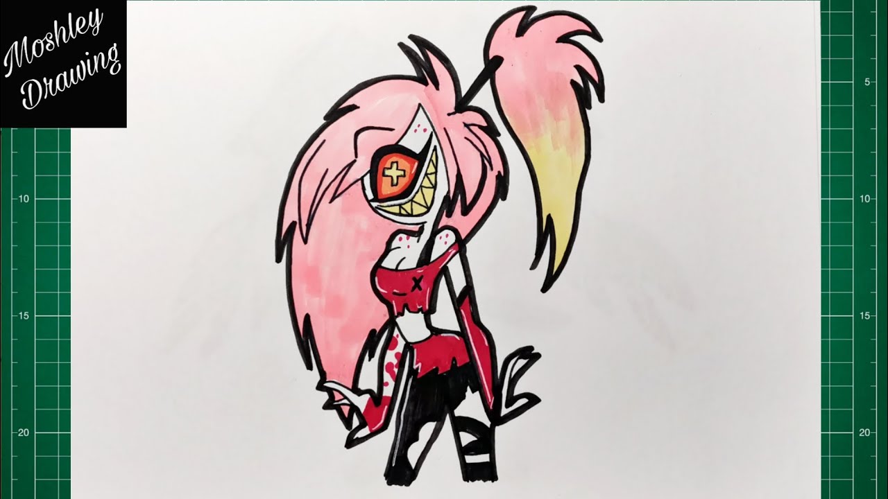 How to Draw Cherri Bomb from Hazbin Hotel - YouTube