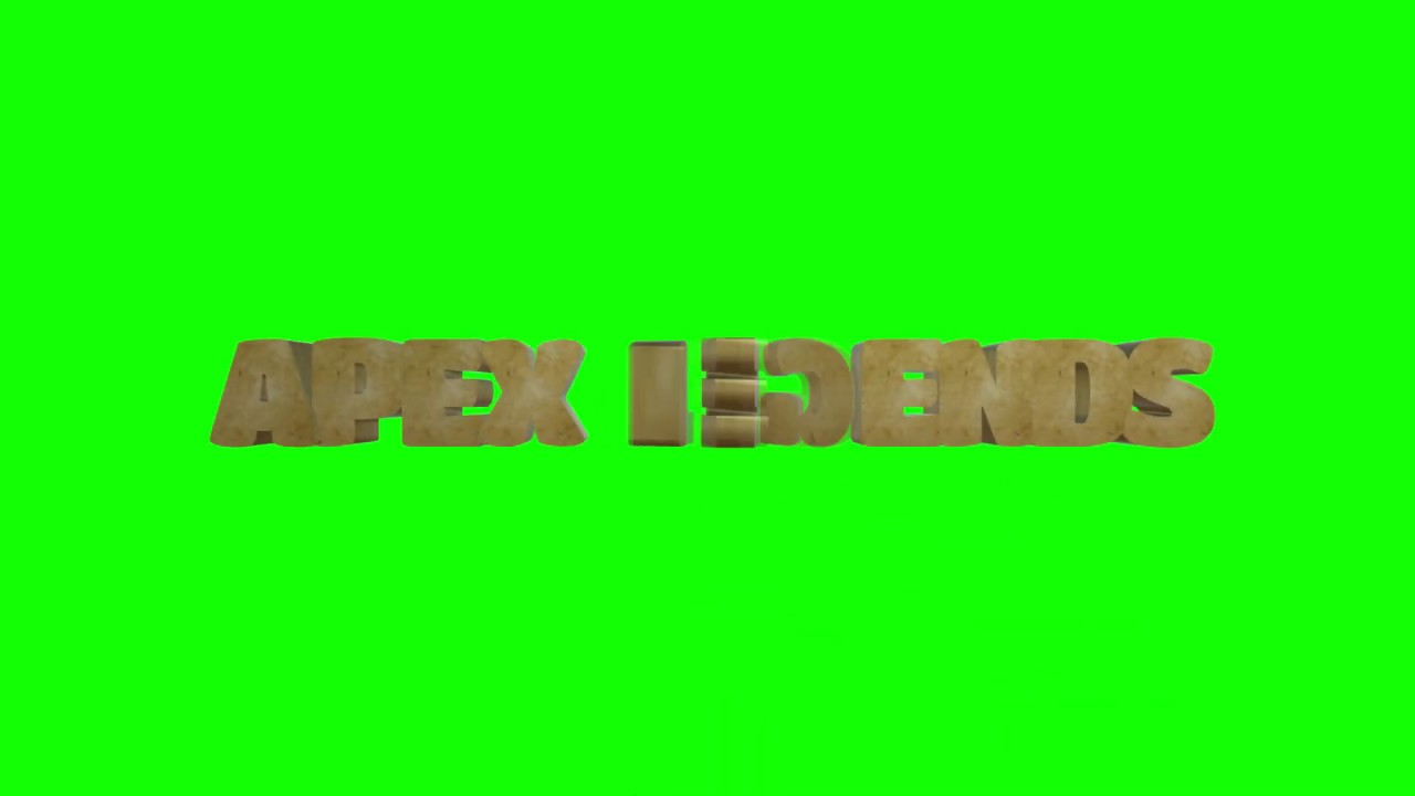 Top Free Green Screen Apex Legends 3D Text Sayings - YouTube