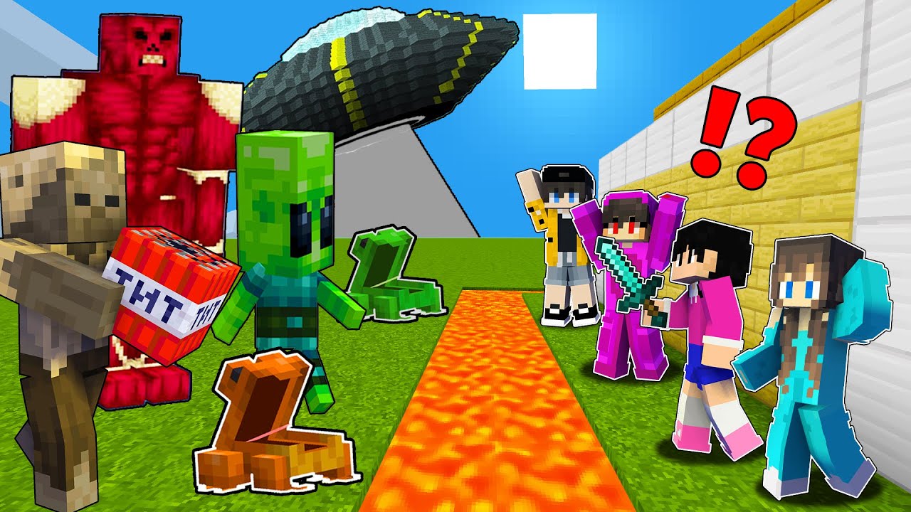 Best of Minecraft - SURROUNDED BY EVIL MONSTERS (PART 2) | TAGALOG ...