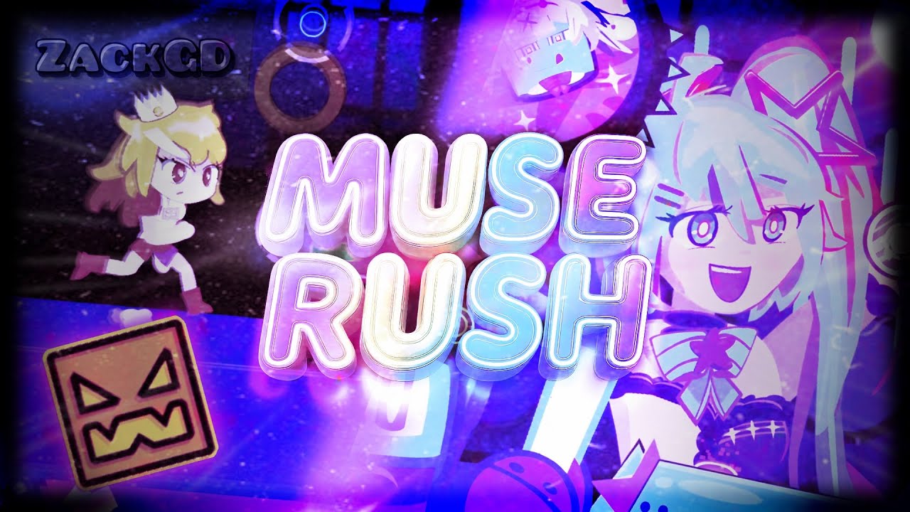 Muse Rush Full Completion (All Coins) - Geometry Dash 2.2 - YouTube