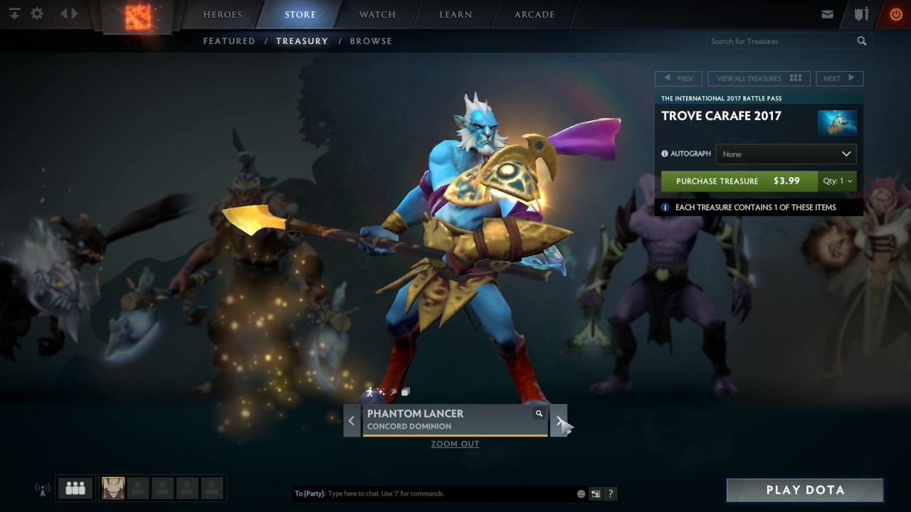Trove Carafe Immortals 2017 - Dota 2 - YouTube
