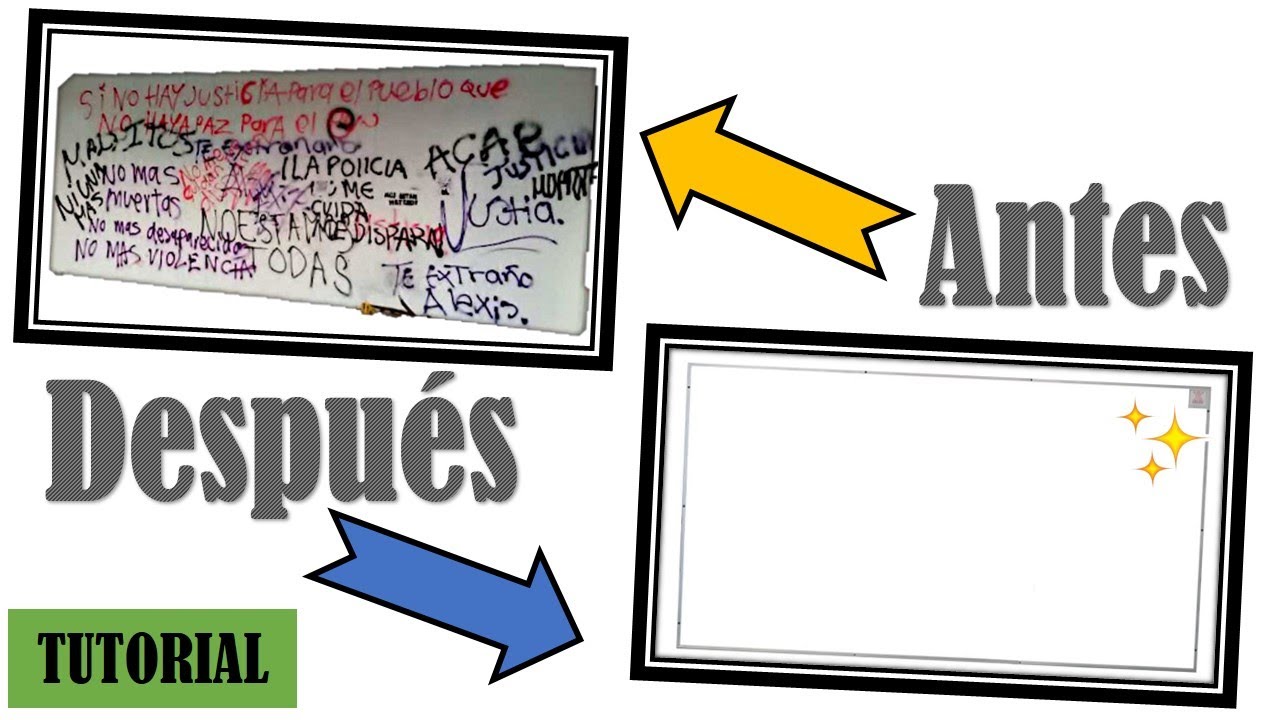 ¿Cómo Borrar Plumón Permanente en un Pizarrón? | TUTORIAL | Pedagogía ...