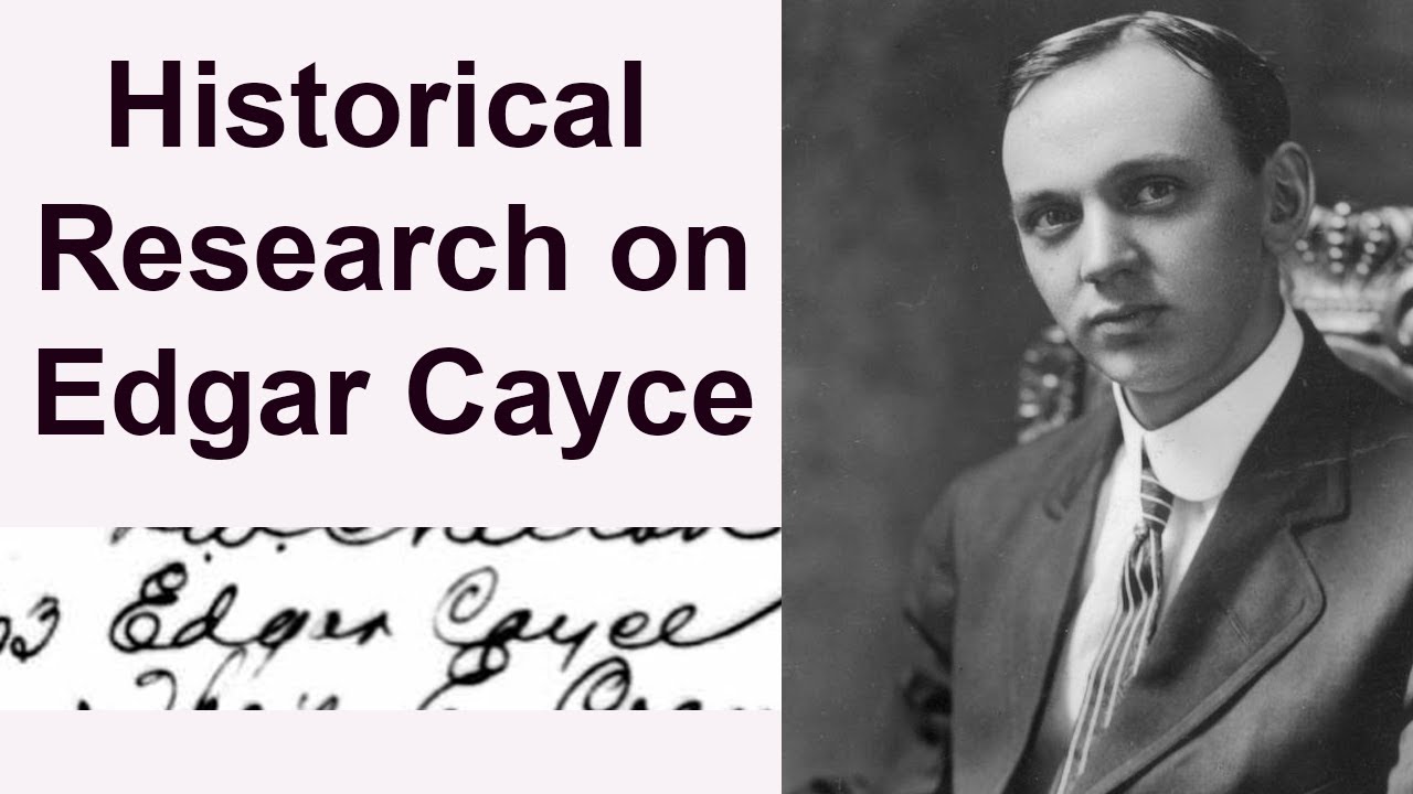 Historical Research (biography) on Edgar Cayce and other reading ...