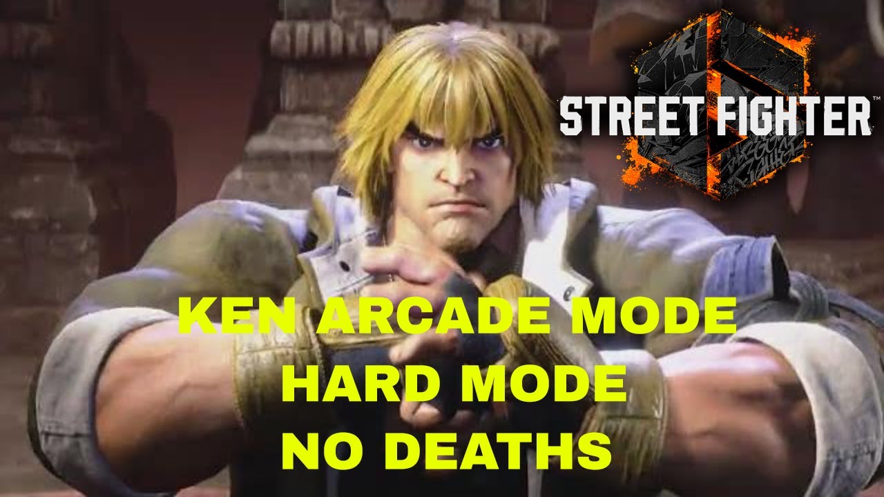 Street Fighter 6 Ken Story Arcade Mode Hard Difficulty No Deaths - YouTube