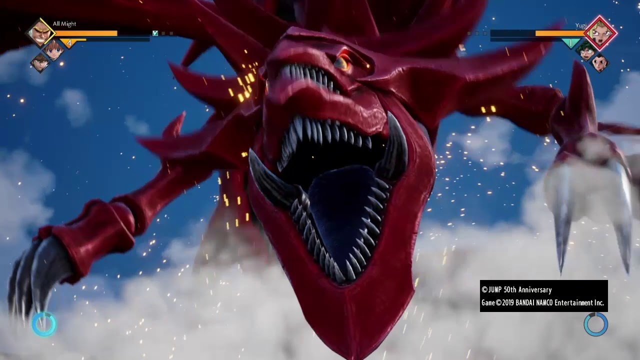 Jump force: all might ,bisky , kaiba vs deku,gon,yugi - YouTube