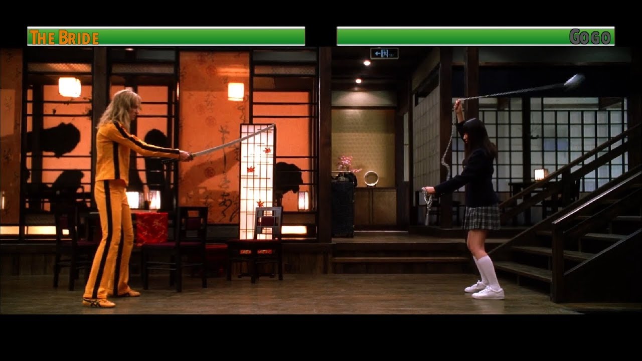 The Bride vs Gogo...with healthbars - YouTube