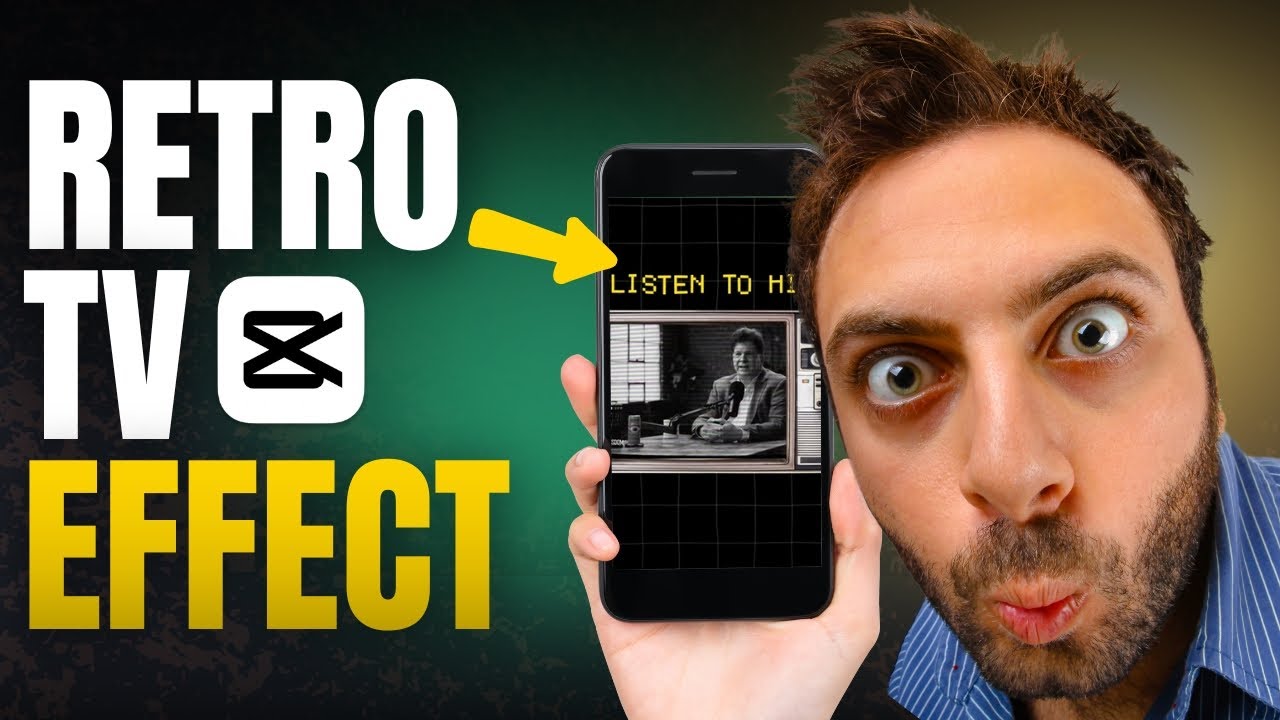 How to create Retro TV effect tutorial in capcut in 3 mins | Quick ...