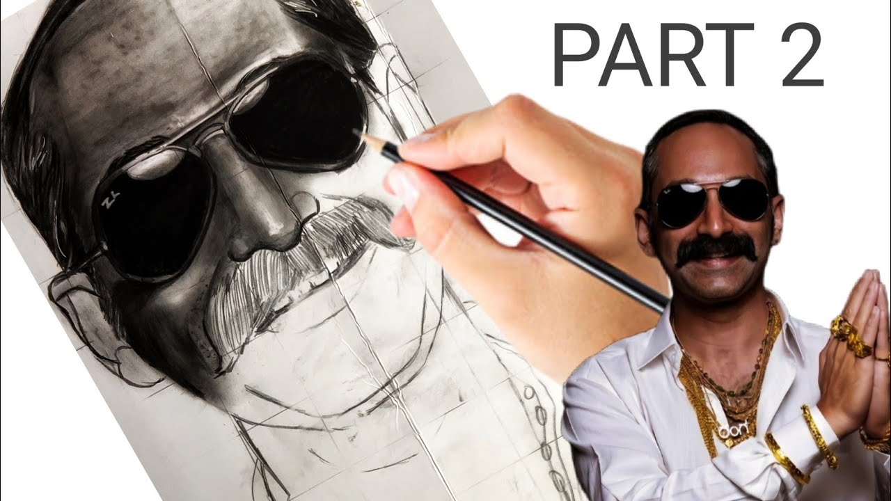 Aavesham drawing /Avesham drawing Malayalam#avesham #drawing - YouTube