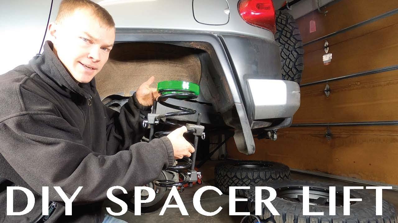 4Runner / FJ Cruiser Rear Spacer Lift Kit Install - YouTube