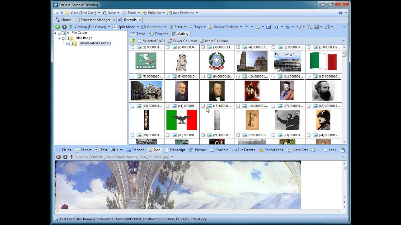 CIT2553 EnCase 7 10 File Carving Demo - YouTube
