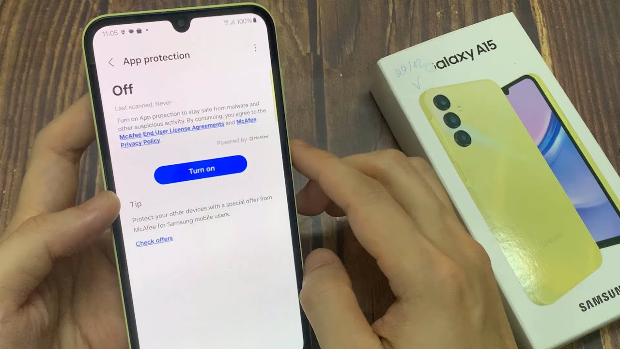 Samsung Galaxy A15: How to Turn On Anti-Virus & Spyware Protection ...