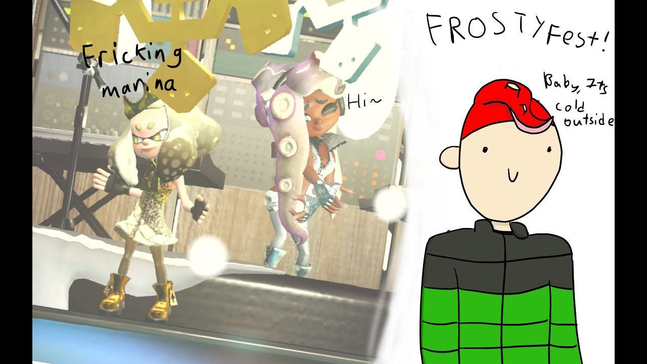 Theres nut everywhere!!! : Splatoon 2 Splatfest Frostyfest - YouTube