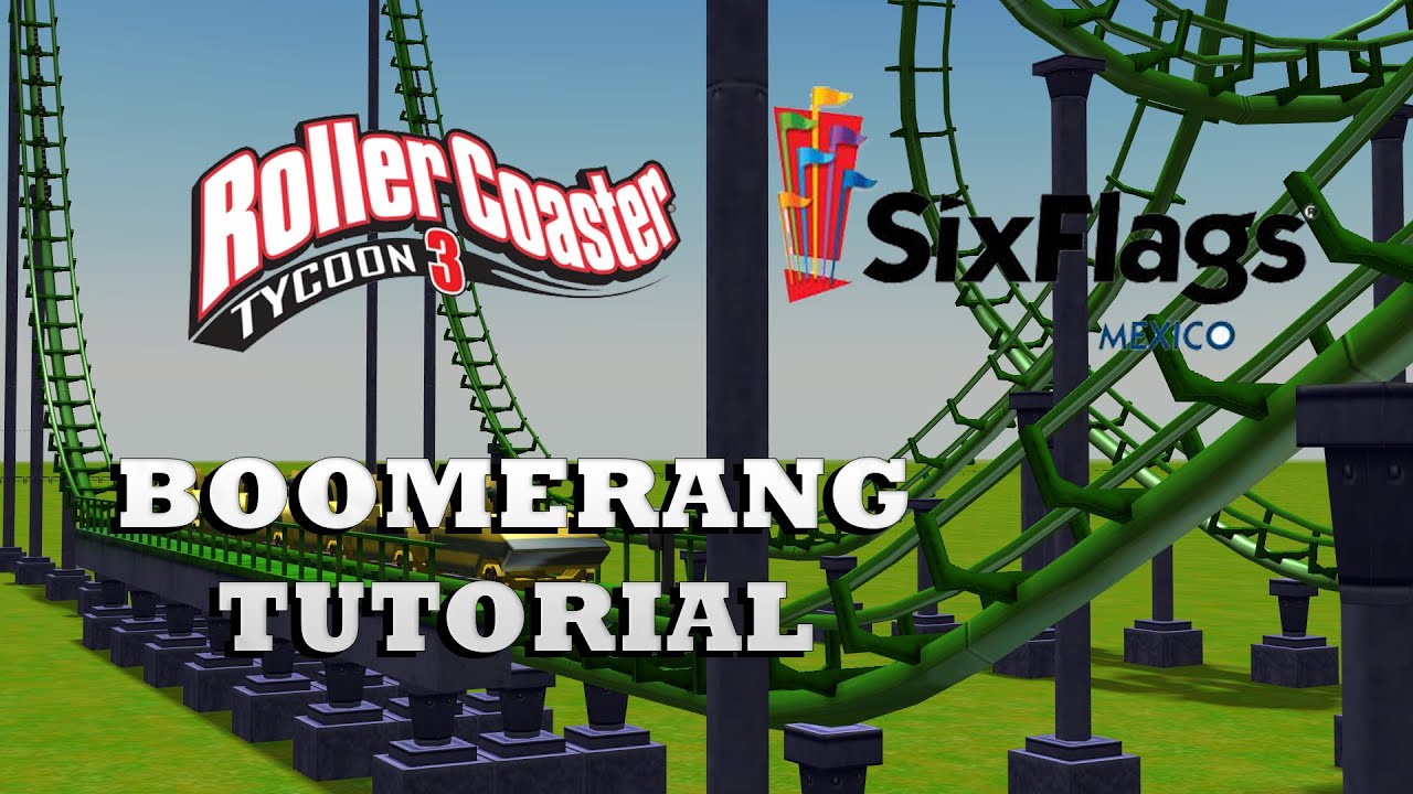 [RCT3 TUTORIAL] Boomerang - Six Flags México 2021 - YouTube