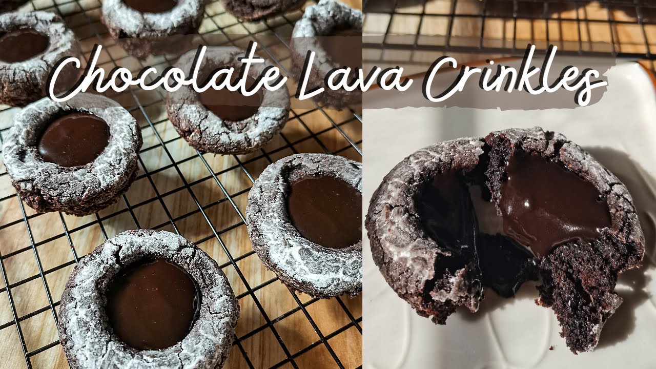 TRENDING RECIPE: CHOCOLATE LAVA CRINKLES | Russelfoodstory - YouTube