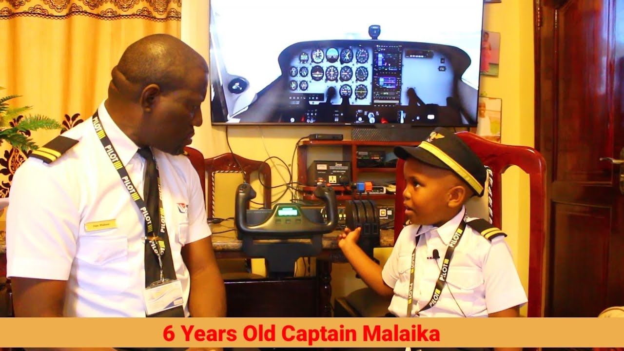 6 Years Old Captain Baby Malaika Aspiring Pilot - YouTube