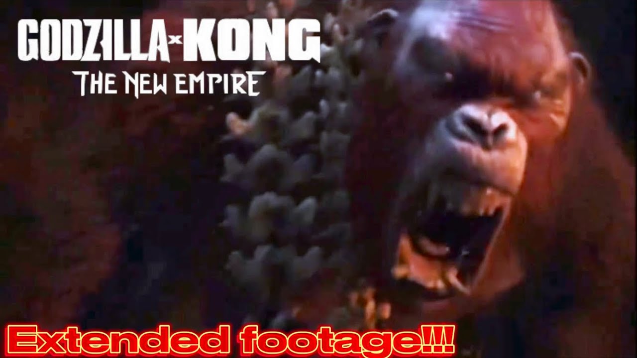 New extended footage of Skar king from Godzilla x Kong the new empire ...