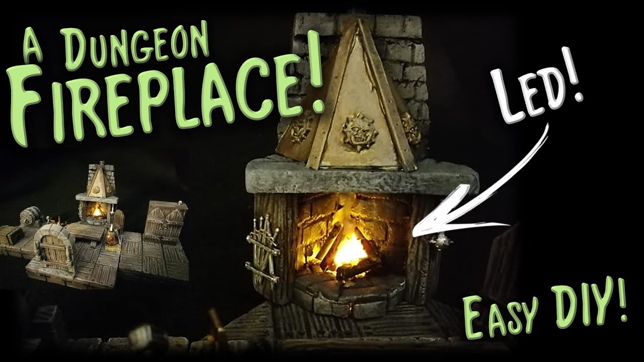 Dungeon GLOWING Fireplace! - YouTube