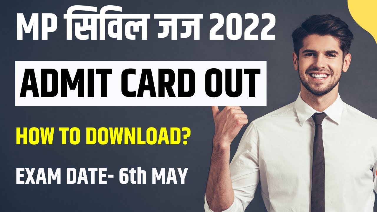 MP CJ Admit Card 2022 | How to Download? - YouTube