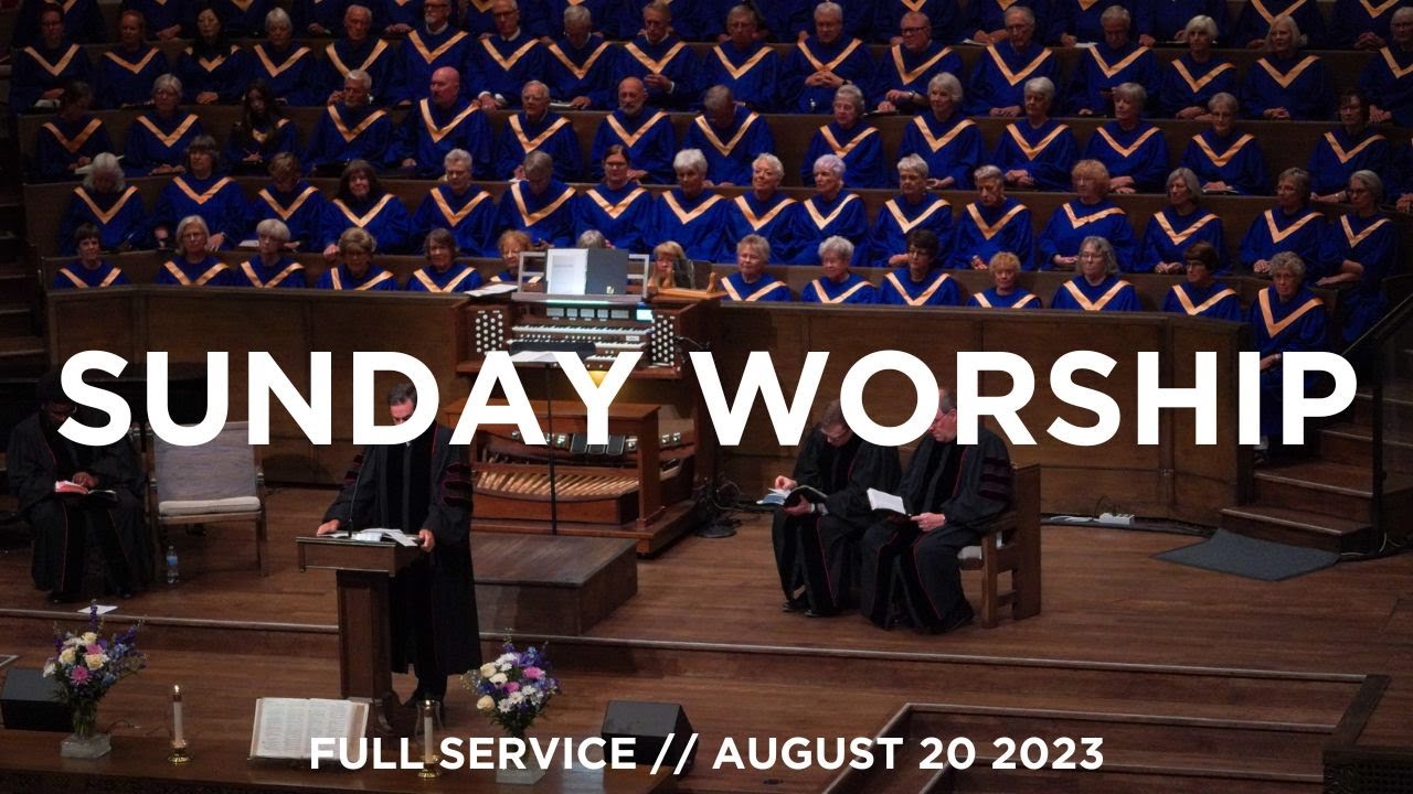 August 20 // First Pres // Online Worship // 8:30am ( Sanctuary ) Tim ...