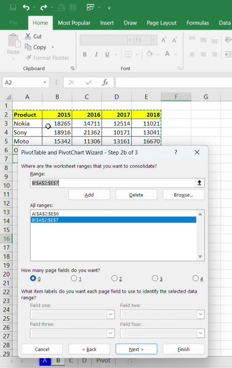 Pivot for multiple sheet #excelsolutions #excelsupport #excel #excelformula #exceltricks # ...