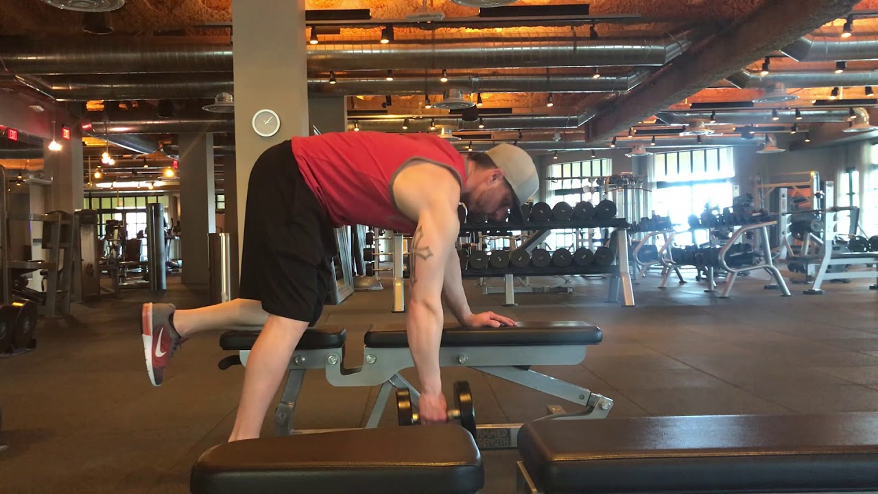 Single Arm Bent Over Dumbbell Row - YouTube