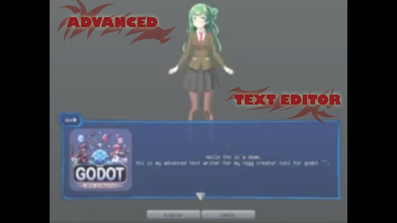 Advanced Text Editor for my RPG Creator of Godot 4 - YouTube