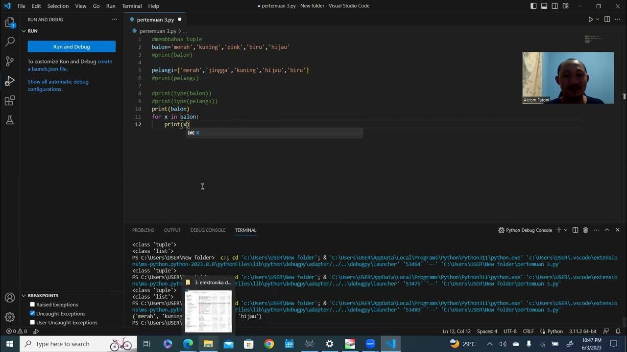 PYTHON_TUPLE - YouTube