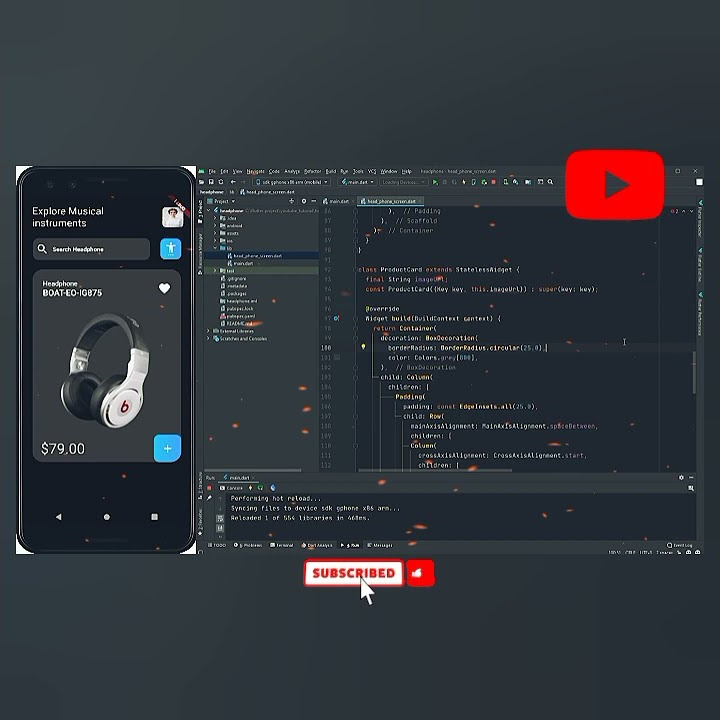 🔴Attractive UI Flutter Short 🔴 - YouTube