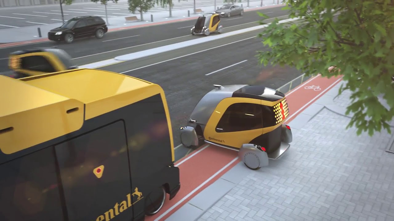 Continental recently unveiled its ‘Bee’ autonomous car - YouTube