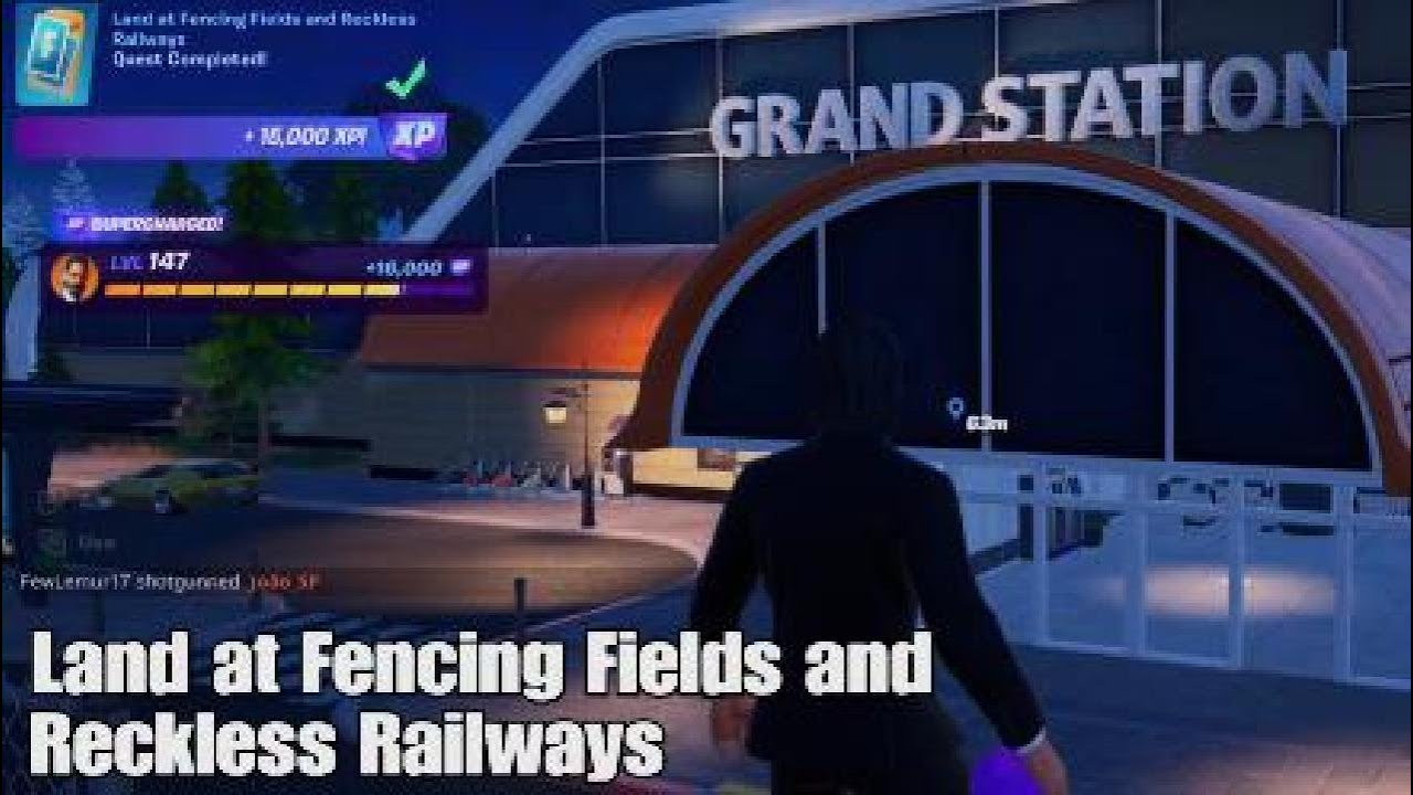 Easily Land at Fencing Fields and Reckless Railways - Fortnite Week 7 ...