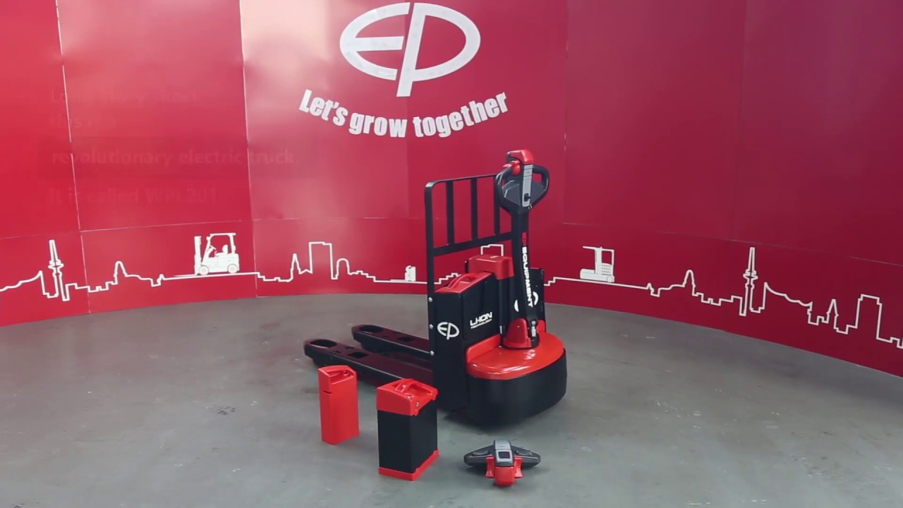 EP EQUIPMENT - WPL201 LITHIUM BATTERY ELECTRIC PALLET TRUCK - YouTube
