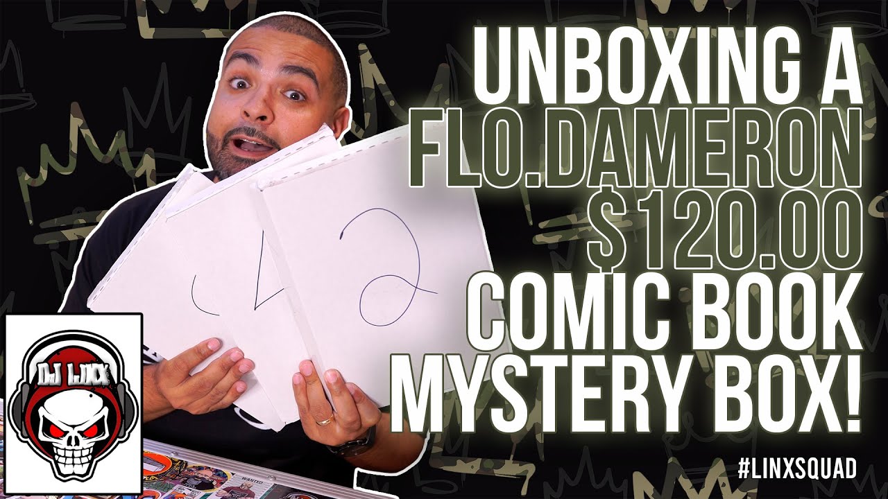 UNBOXING A FLO.DAMERON $120 COMIC BOOK MYSTERY BOX! - YouTube
