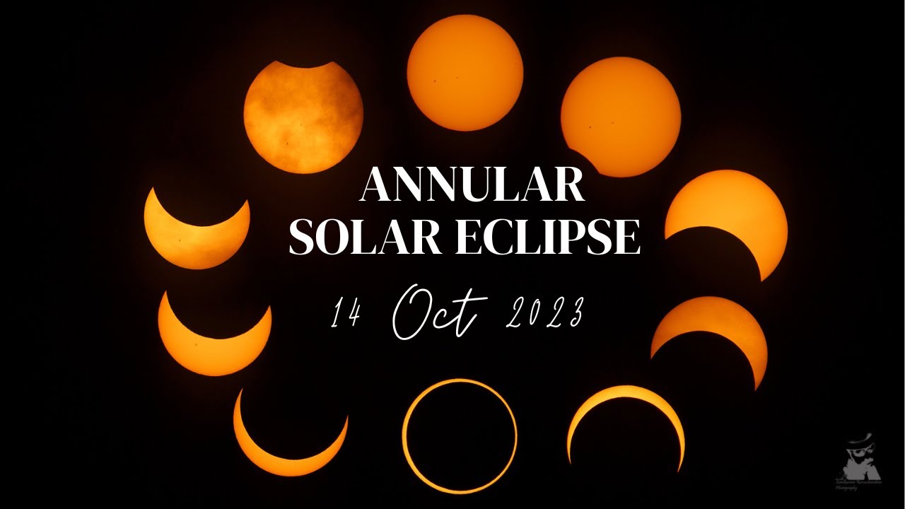 Annular Solar Eclipse 14th Oct 2023 | Travel Photo Diary - YouTube