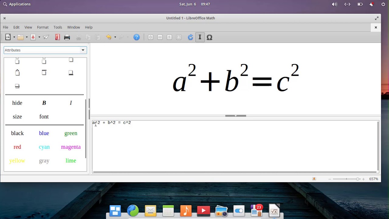 LibreOffice Math Applying Attributes To Part Of An Equation YouTube libreoffice-math-applying-attributes-to-part-of-an-equation-youtube
