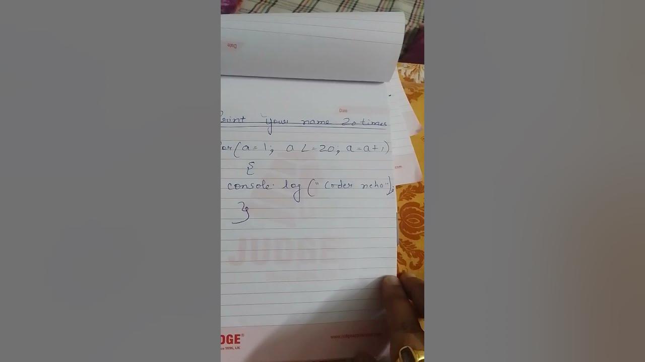 How to write Name using JavaScript | JavaScript Tutorial #shortsfeed # ...