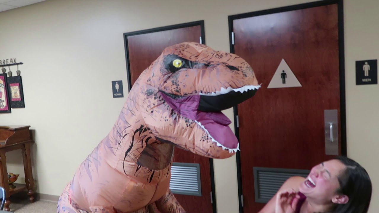 T-Rex Terror in the Office - YouTube