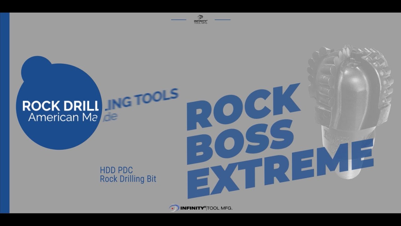 Rock Boss Extreme HDD PDC Drill Bit - YouTube