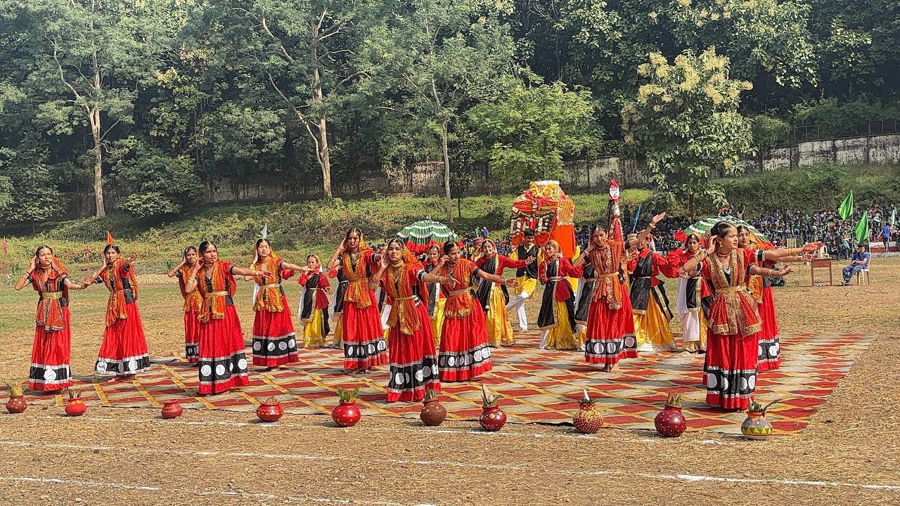 Cultural Rhythms: A School Dance Tribute to Nanda Devi| Uttarakhand ...