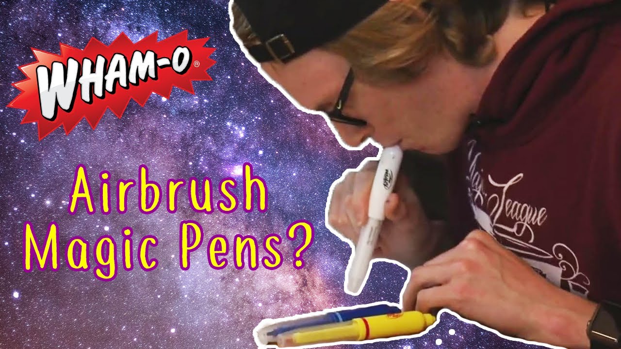 Review of the Wham-o Airbrush Magic Pens! - YouTube