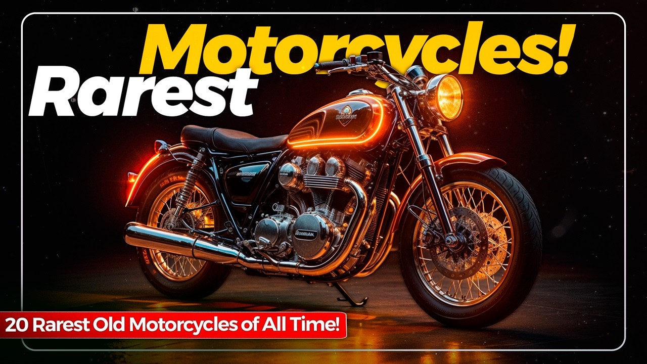 20 Rarest Old Motorcycles of All Time! You've Never Seen! - YouTube