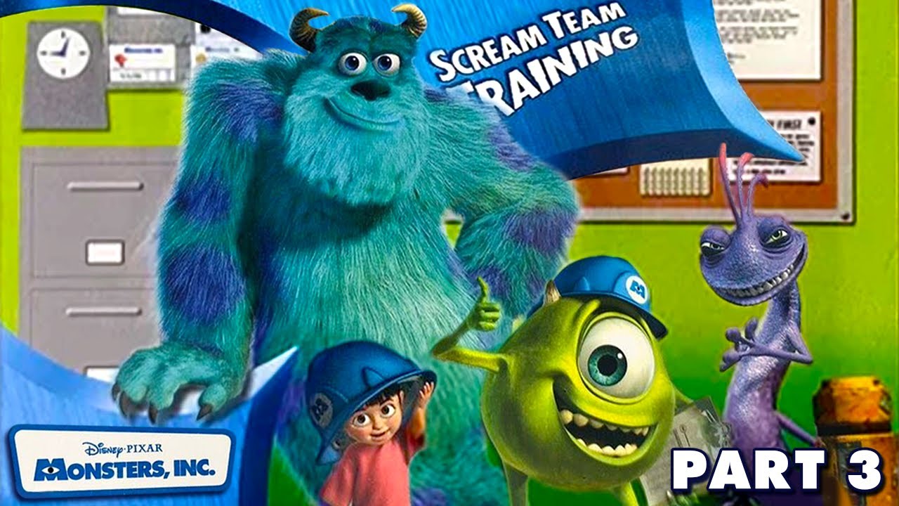 Disney Pixar's Monsters, Inc. Scream Team Training (PC) - Part 3 Gameplay | Parking Lot - YouTube