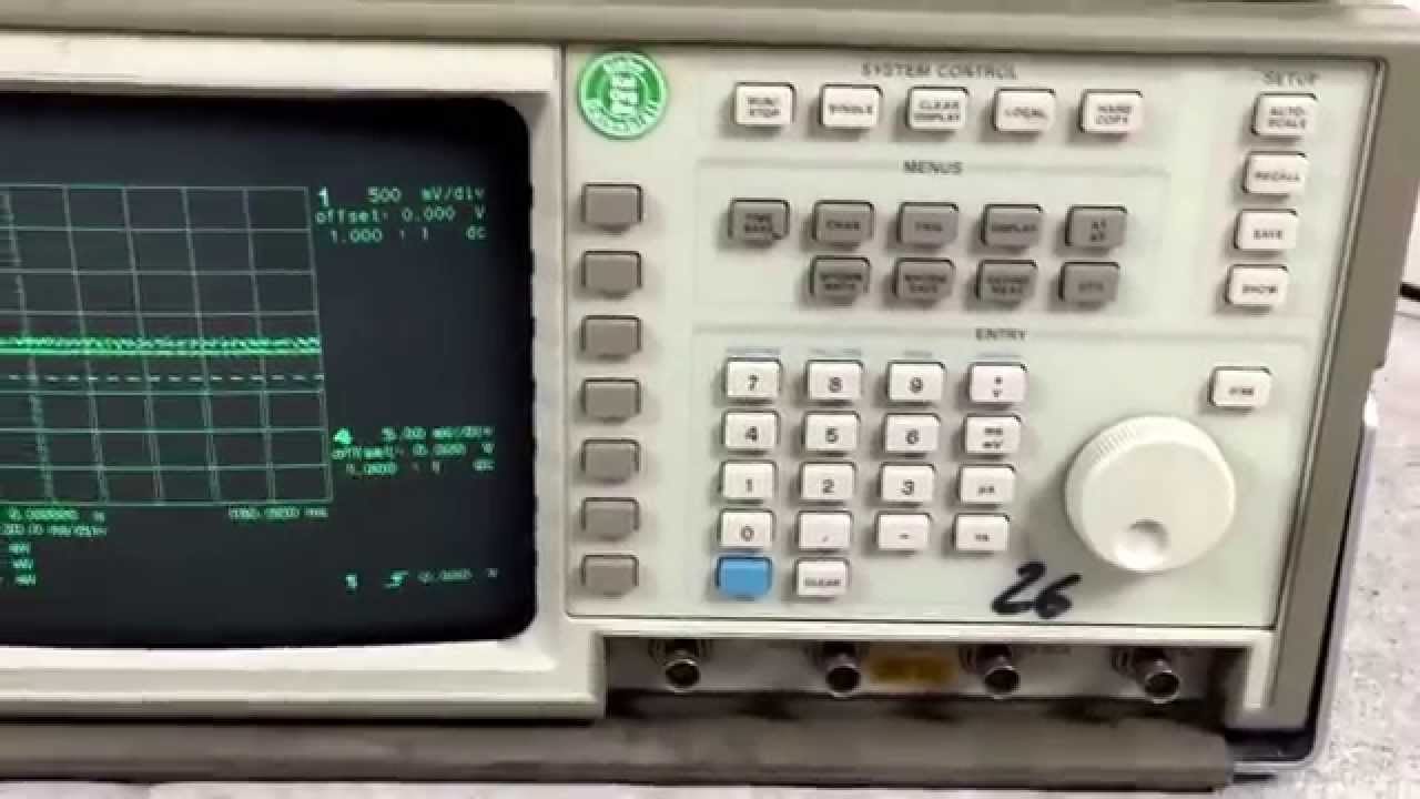 HP 54501 A 4-KANAL DIGITAL OSZILLOSKOP 4-CHANNEL DIGITIZING ...