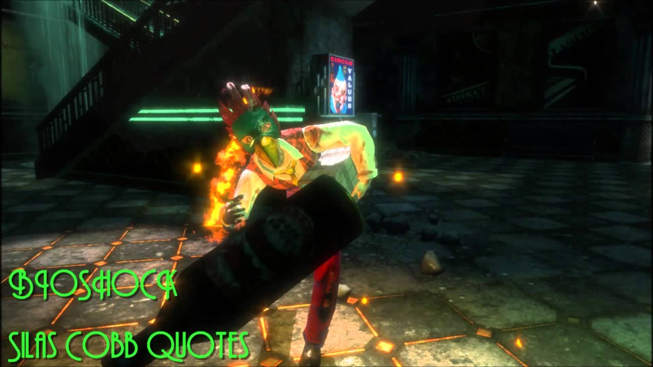 Bioshock : Silas Cobb Quotes/Dialogue - YouTube